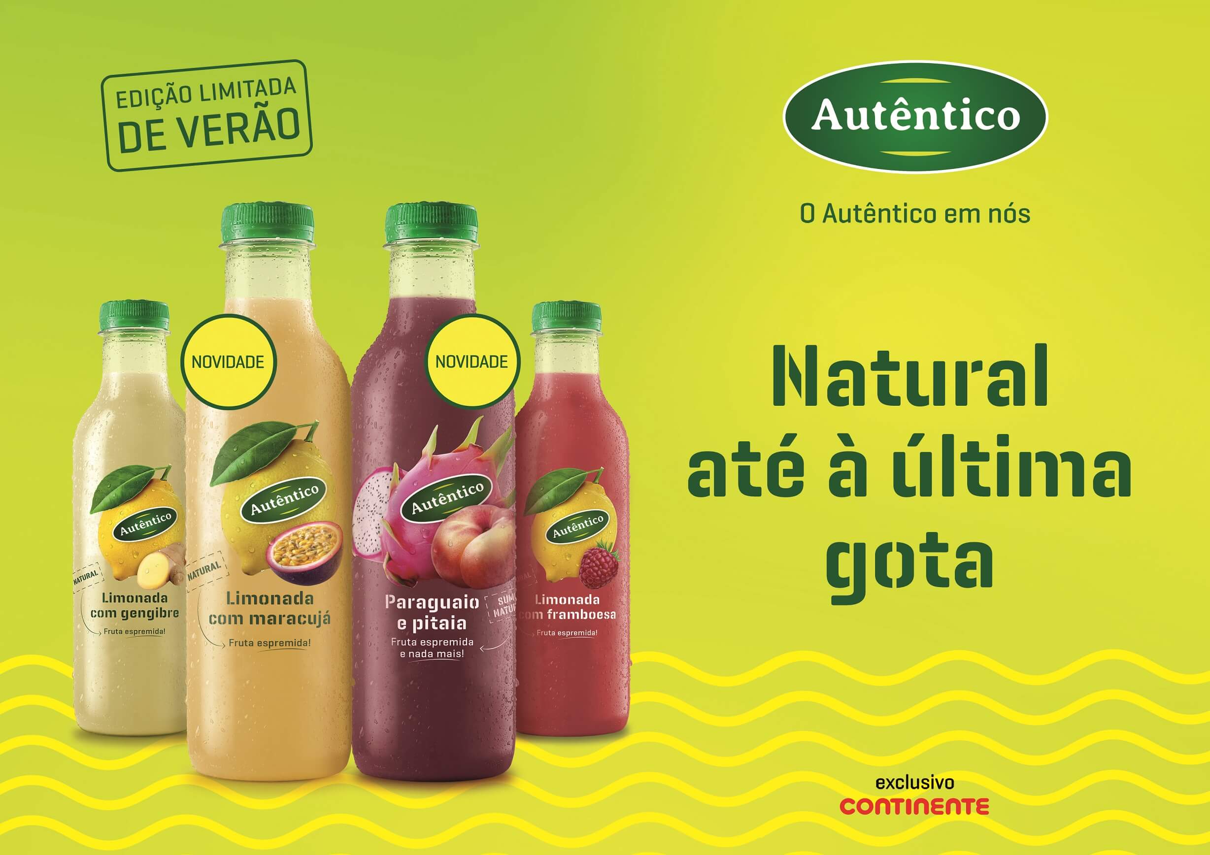 Continente apresenta novos sabores de sumos Autêntico - MC